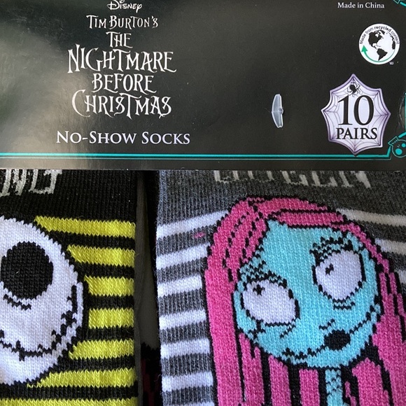 Disney | Accessories | Nightmare Before Christmas No Show Socks | Poshmark